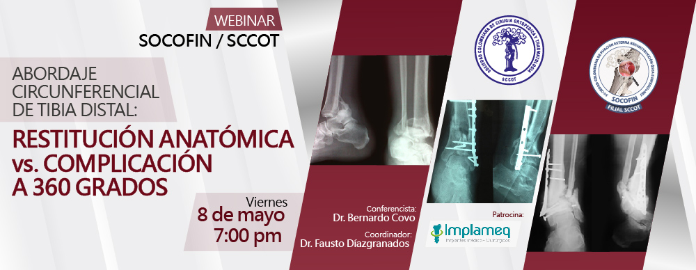 Webinar SOCOFIN – SCCOT - SCCOT - Sociedad Colombiana de Ortopedia