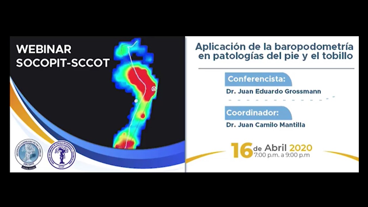 Webinar Aplicación de la baropodometría en patologías del pie y el ...